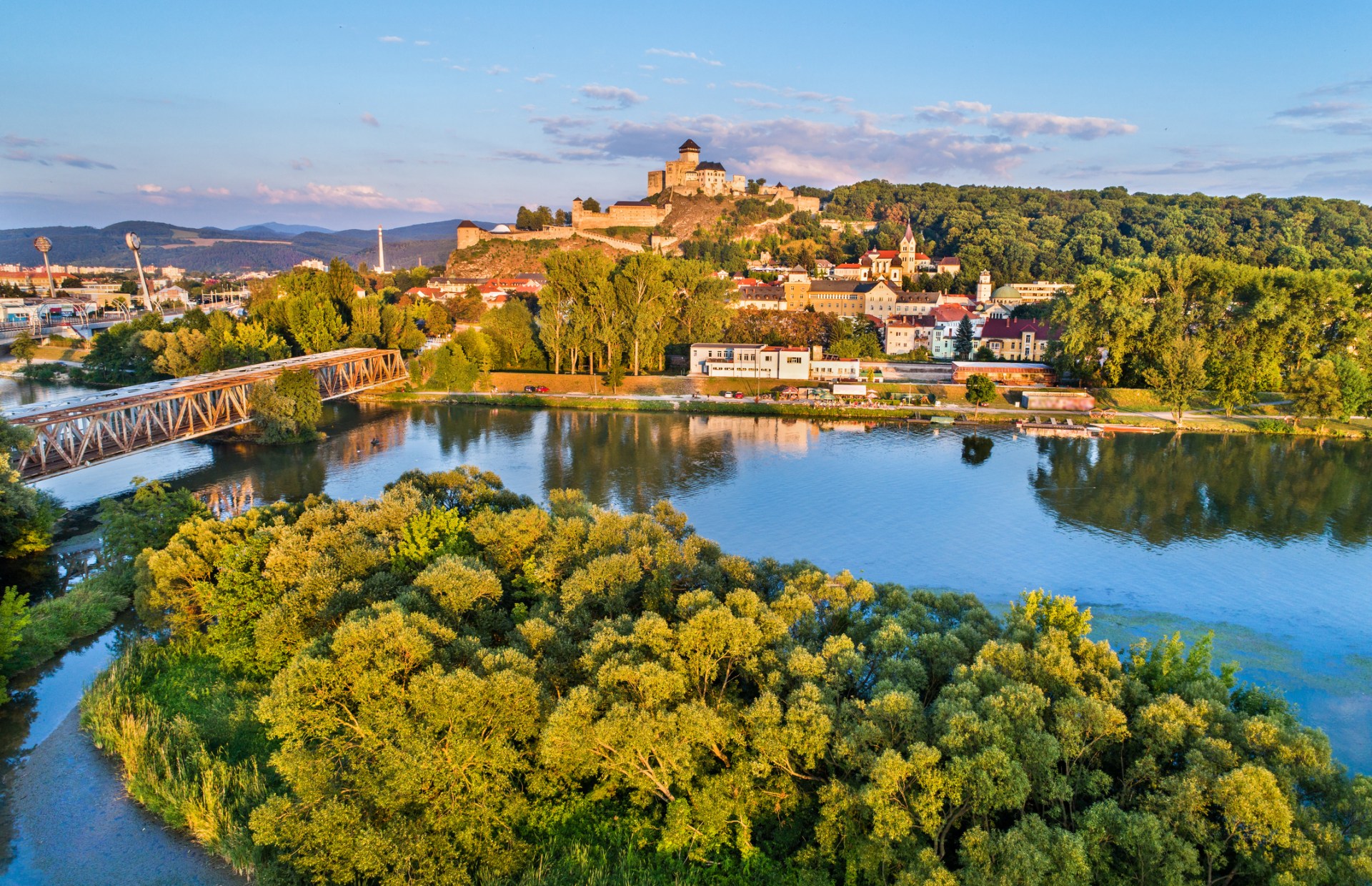 Beautiful European culture capital Trenčín is having a moment in summer ...