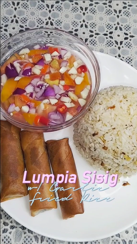 Tips for perfect lumpia sisig with savory garlic rice