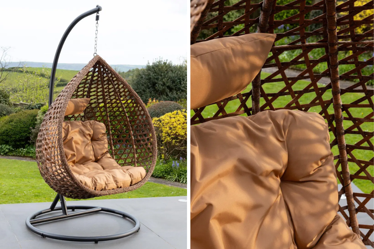 Best hanging egg chairs for small garden spaces and balconies
