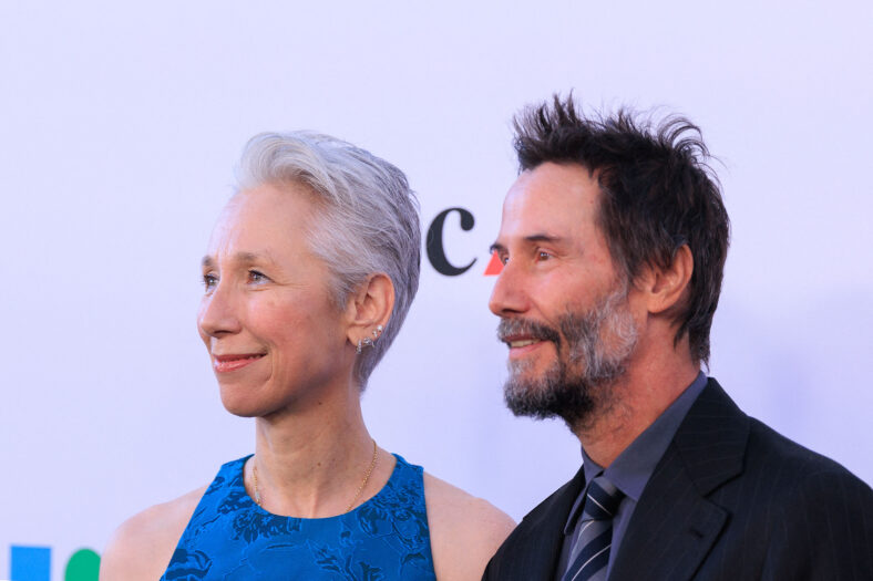 Keanu Reeves heartily agrees girlfriend Alexandra Grant is 'easy to ...