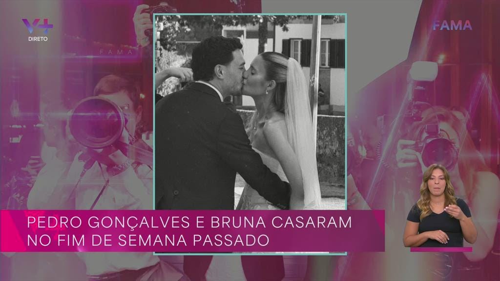 Os promenores do casamento de Pedro Gonçalves e Bruna