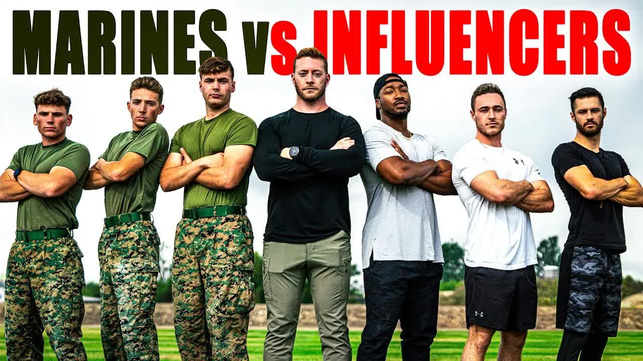 Strength vs. conditioning: Marines vs. influencers