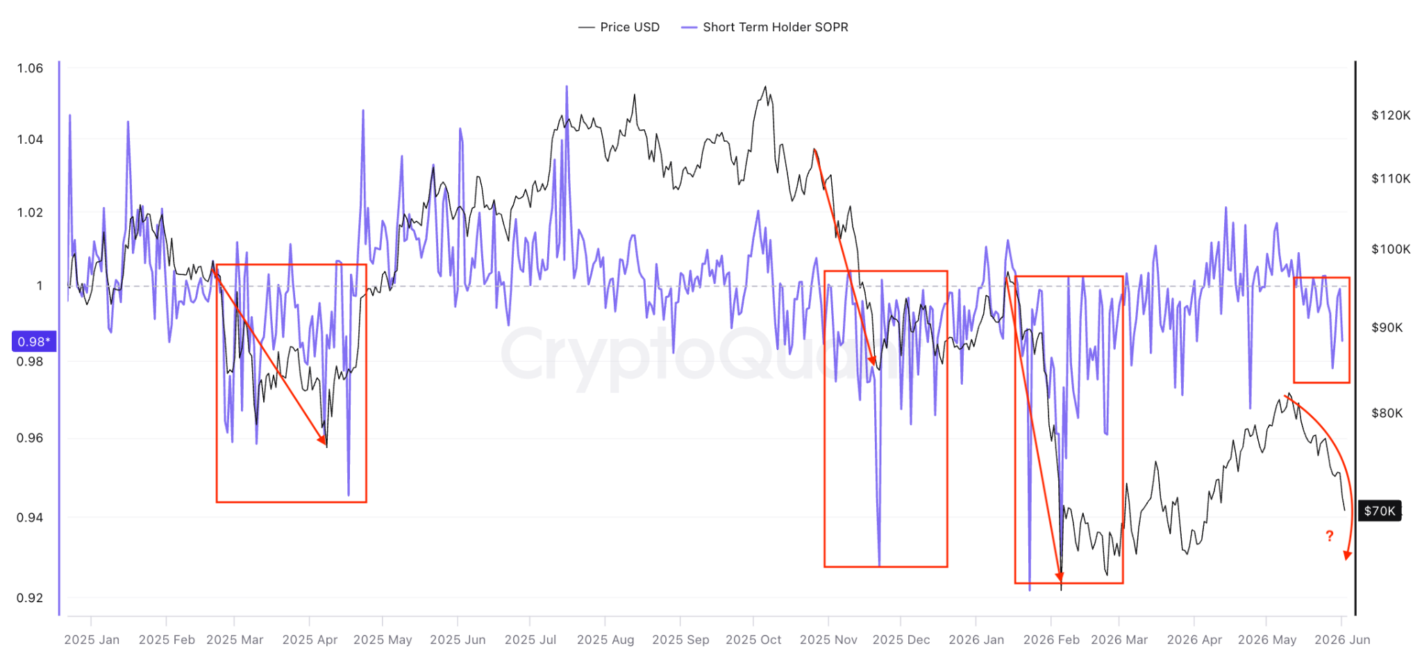 Bitcoin back in 'distribution phase' as extreme fear grips crypto market