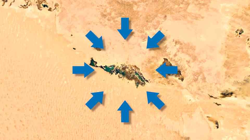 Deep in the Sahara, 33,000 people built a paradise - surrounded by ...