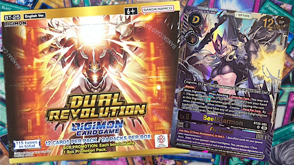 New BT25 dual revolution unboxing Digimon card game