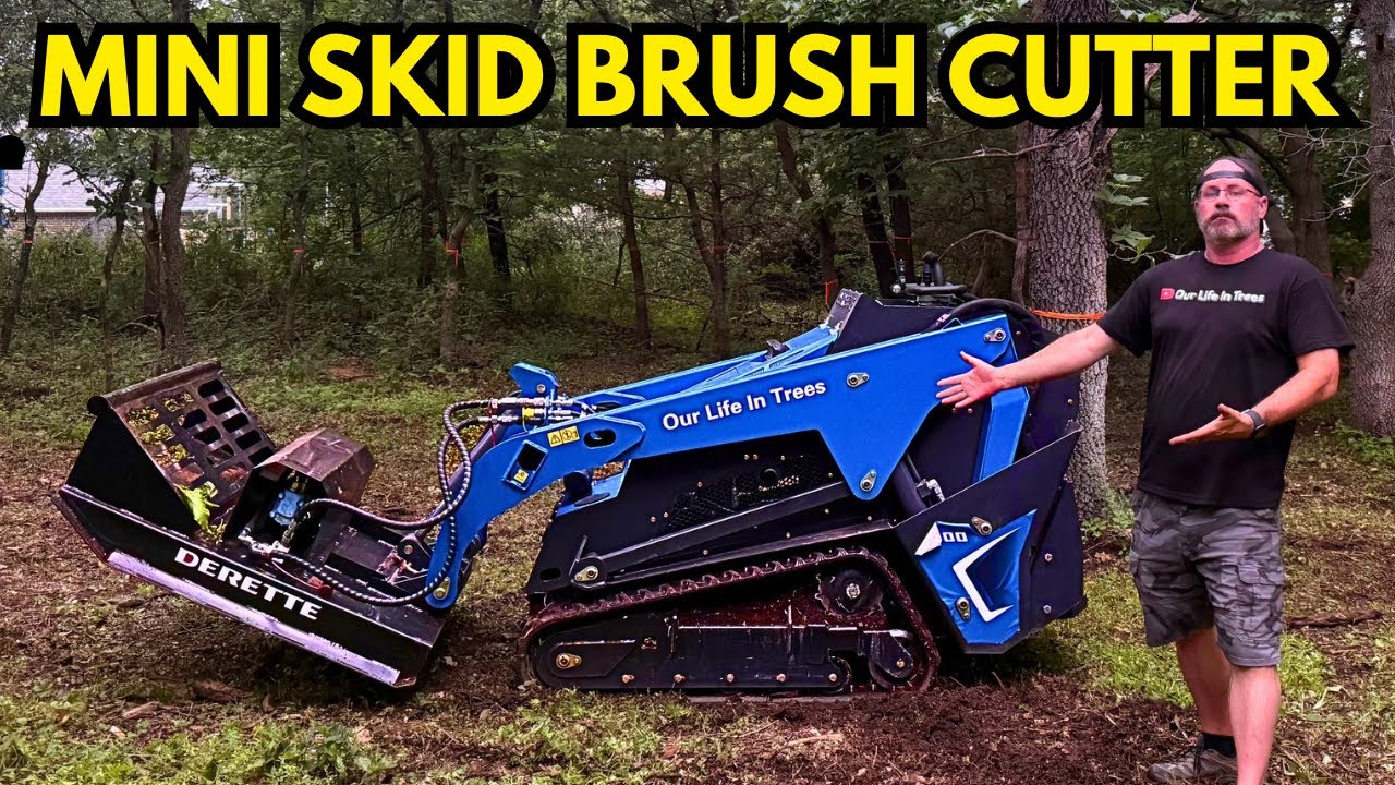 Testing the cheapest mini skid steer brush cutter ever