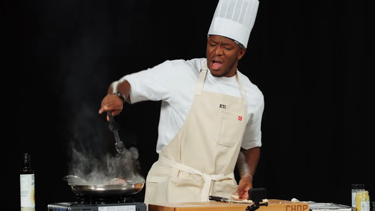 Sidemen cooking challenge - beef Wellington chaos in the kitchen