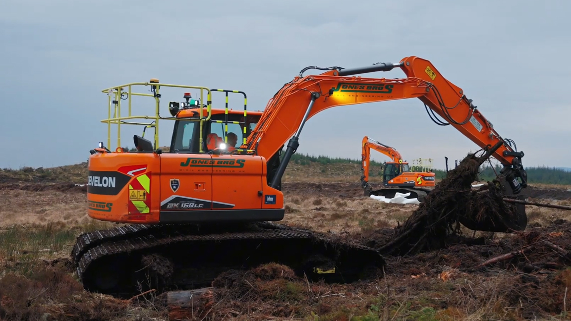 This massive machine makes land clearing look easy