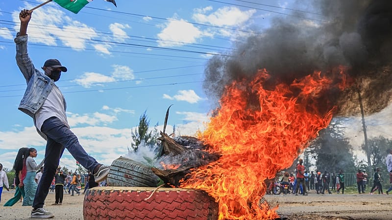 Two people shot dead in Kenya protests against Ebola plan