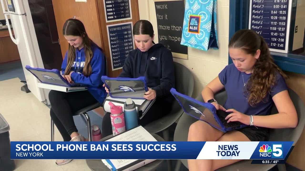 New York educators say school cellphone bans have been largely successful