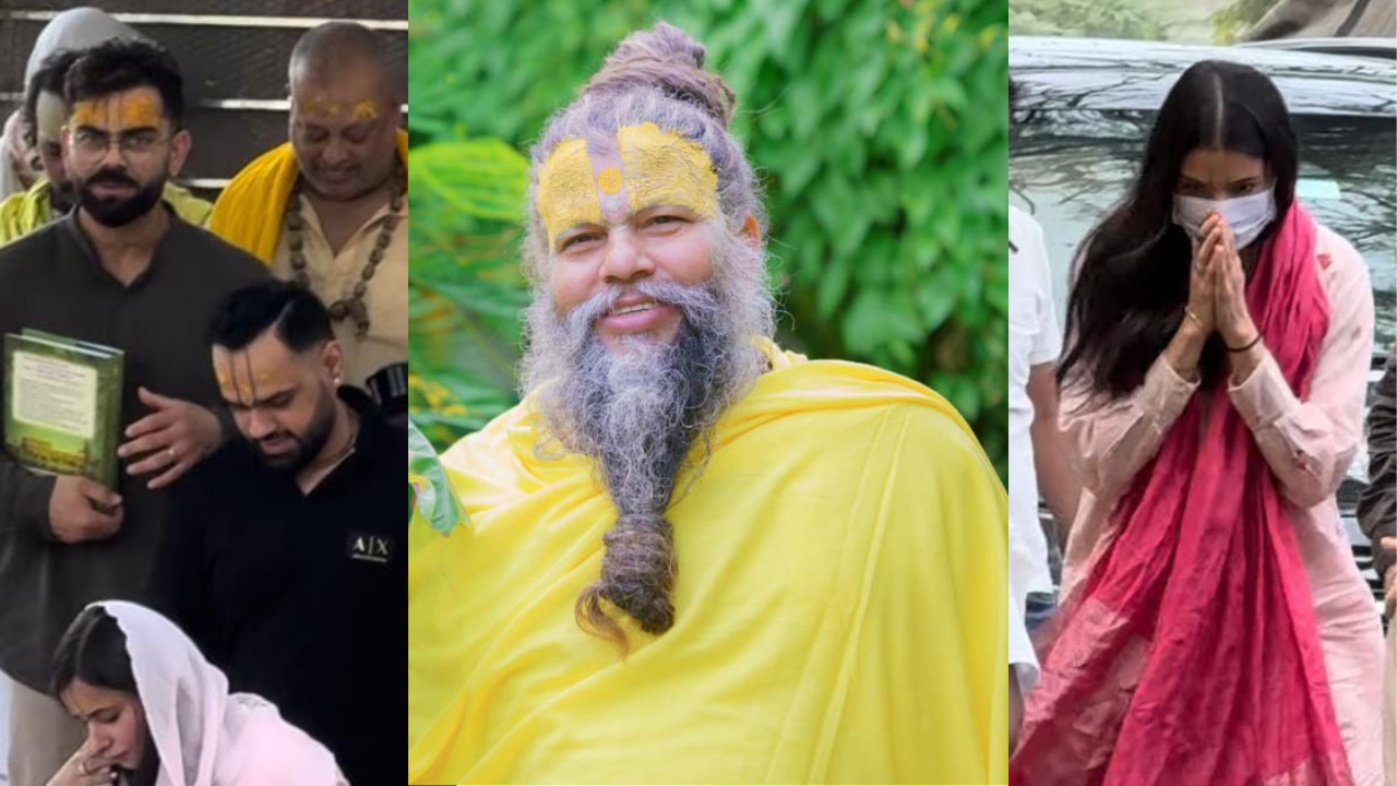 Virat Kohli, Anushka Sharma visit Radha Keli Kunj post IPL win: Inside ...