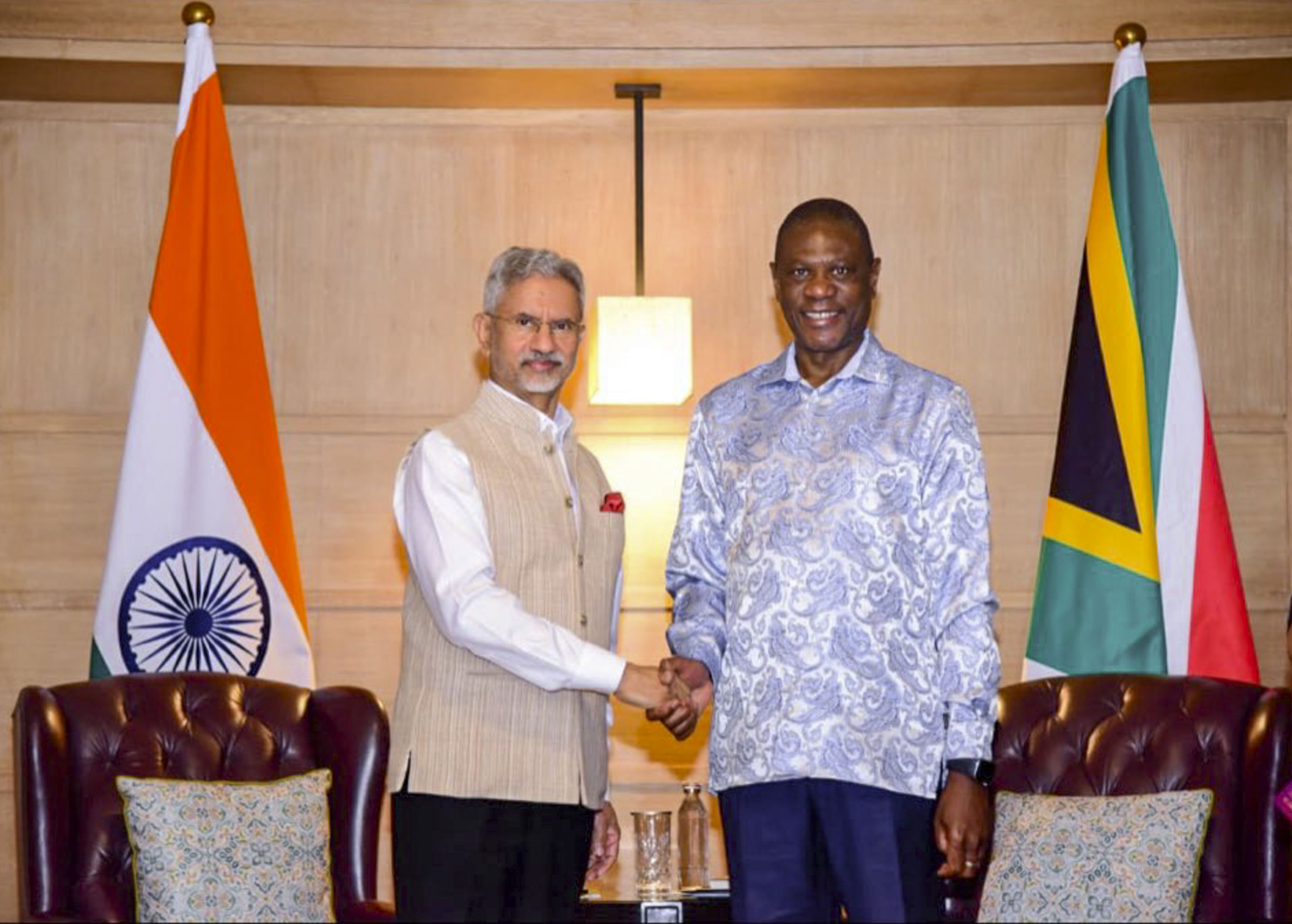 EAM Jaishankar meets South African Deputy President Mashatile; trade ...