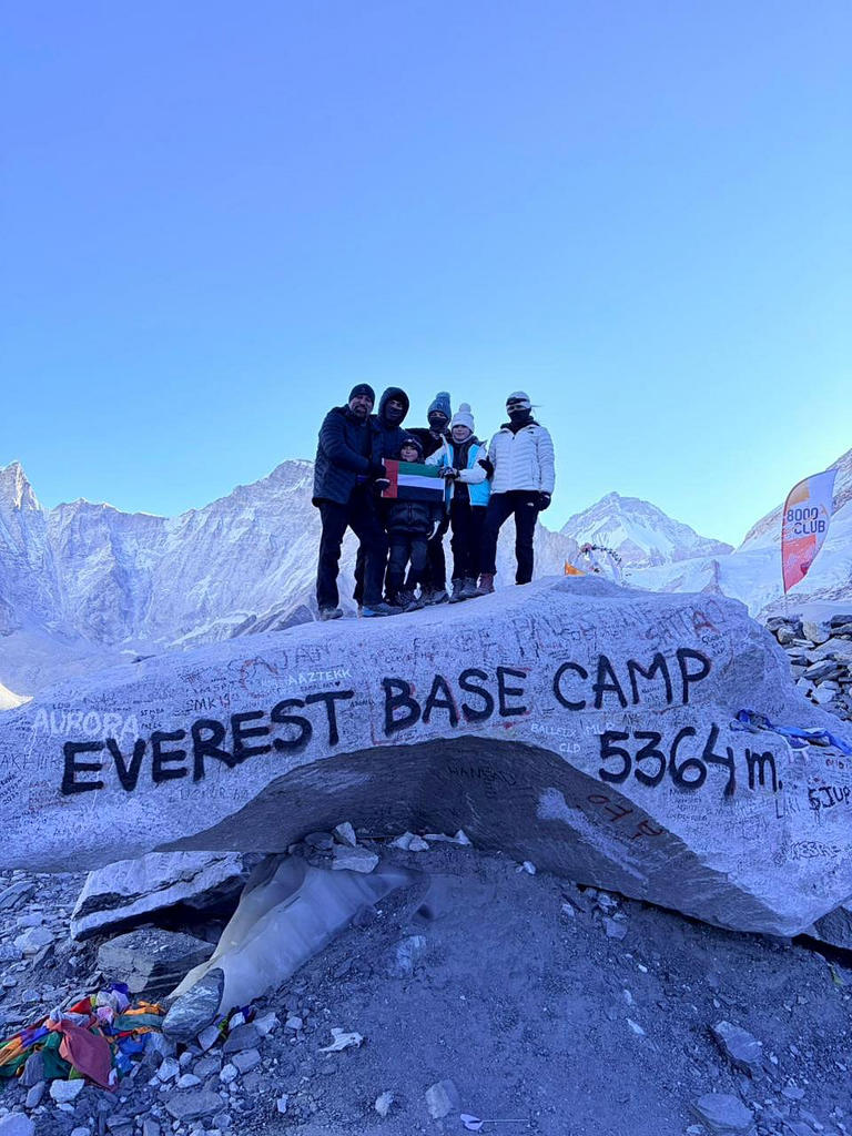 UAE flag flies on Everest summit as Dubai-based teen becomes youngest ...