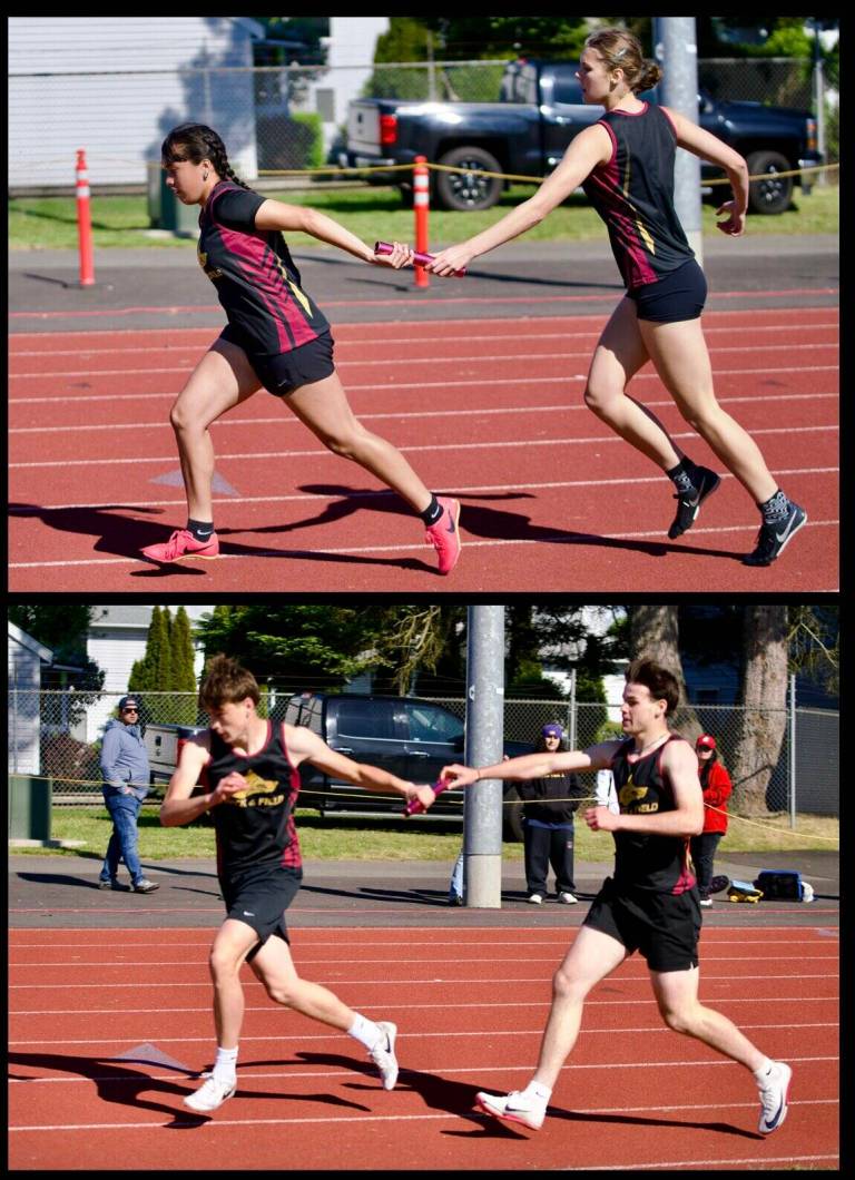 Lobos shine at Coupeville track meet