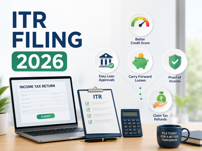 ITR filing 2026: 5 benefits of filing income tax return besides paying ...