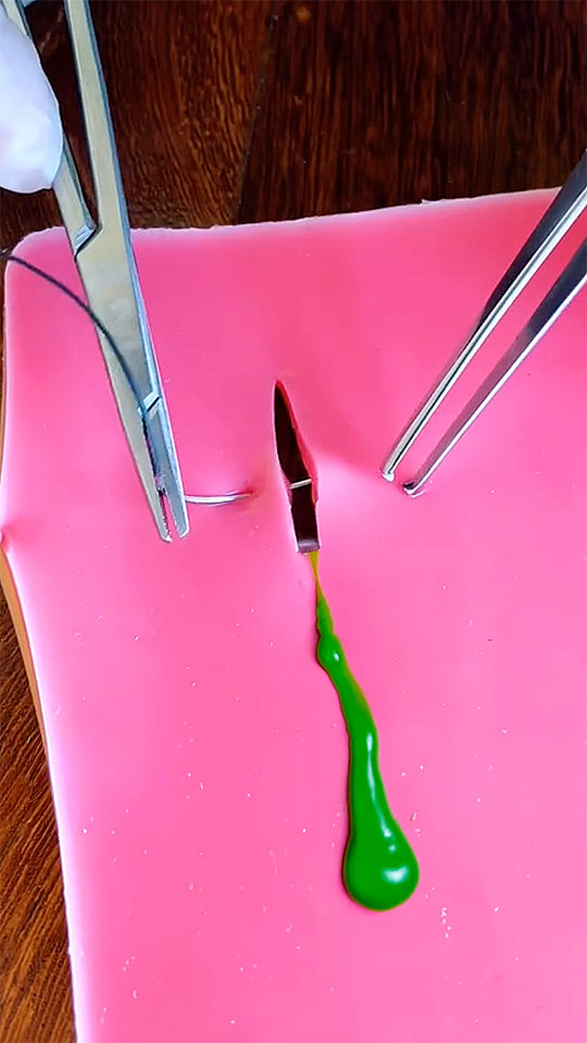 I practice surgery at home 🤯