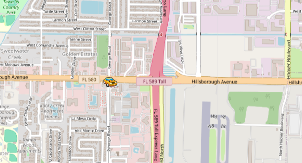 Accidente con heridos causa cierre de carriles en Hillsborough Avenue y ...