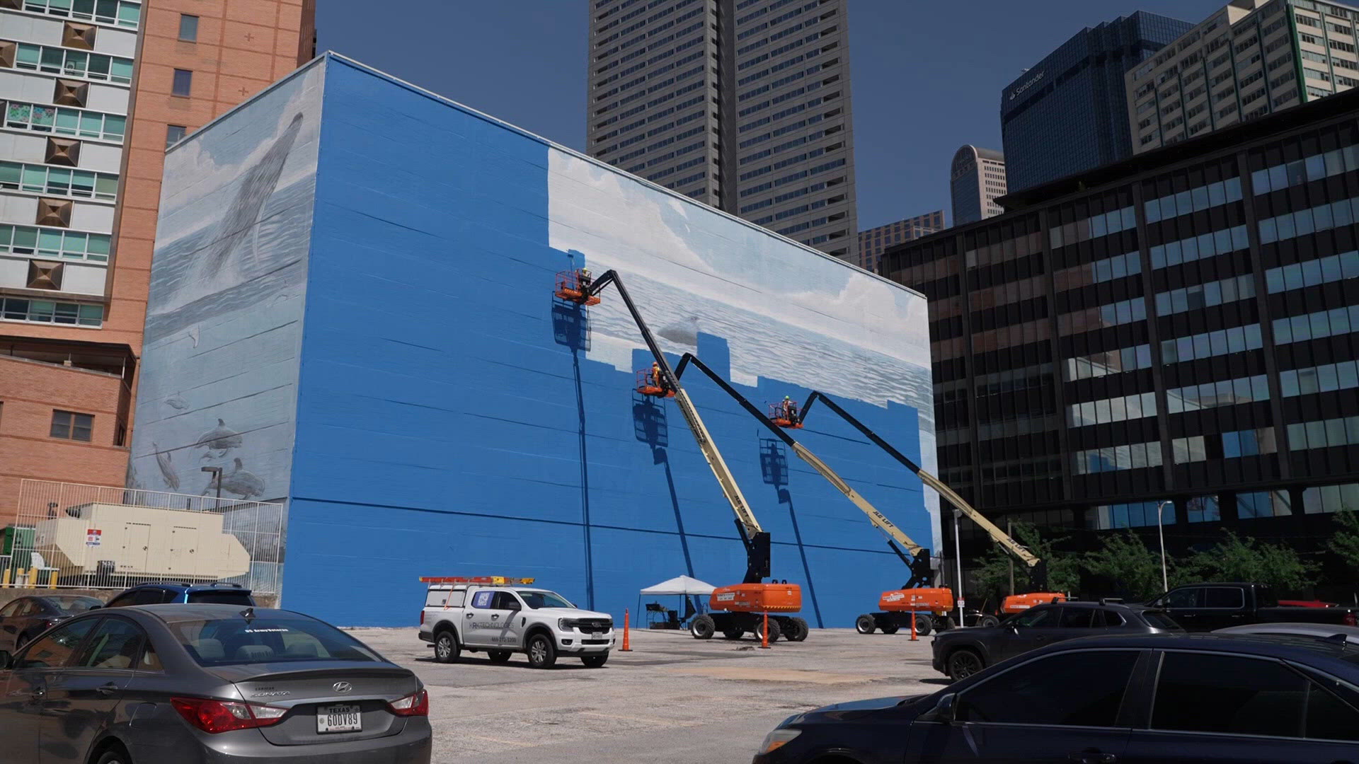 Wyland has filed a lawsuit after his Dallas whale art was painted over ...