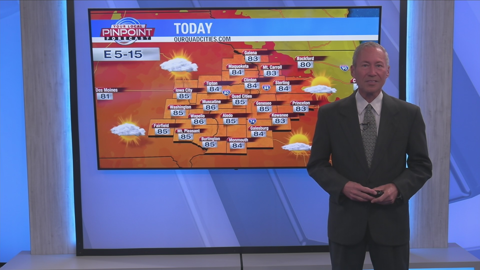 Turning hot again over the next few days