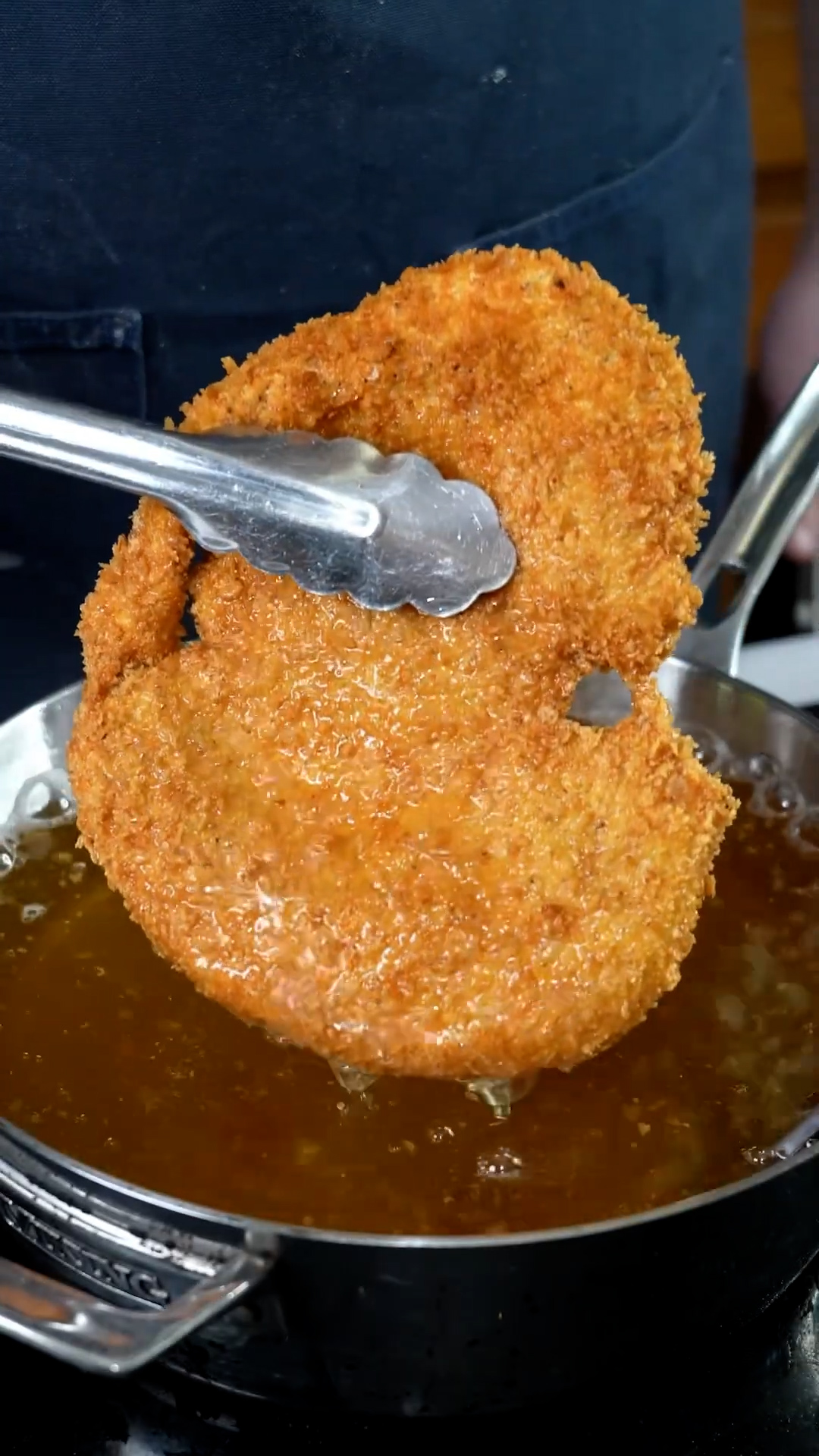 Crispy Japanese chicken katsu with tonkatsu sauce