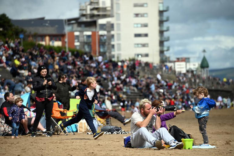 Swansea airshow announce spectacular after dark event with pyrotechnic ...