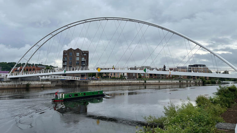 First look at new £18m bridge over River Trent