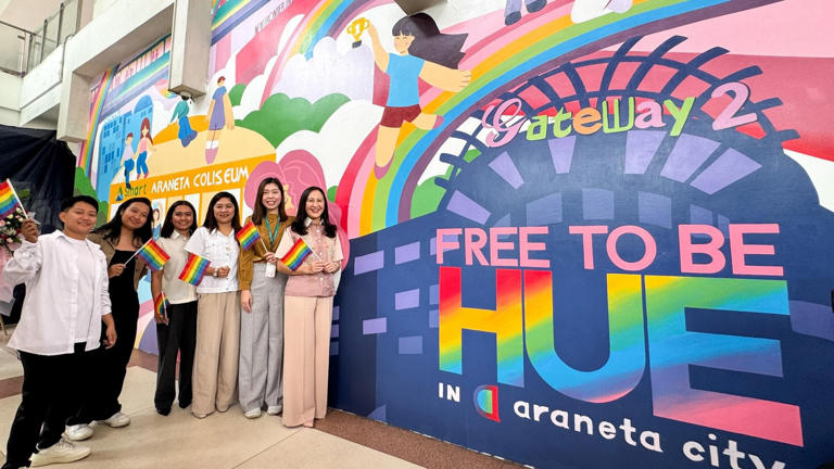 Araneta City unveils mural to kick off Pride Month