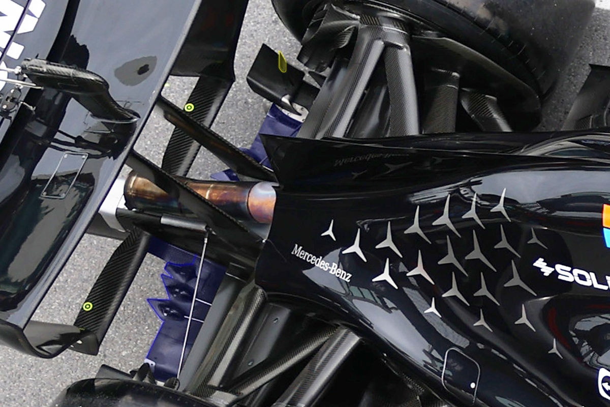 Mercedes' unique diffuser design and why it stands out from the rest of ...