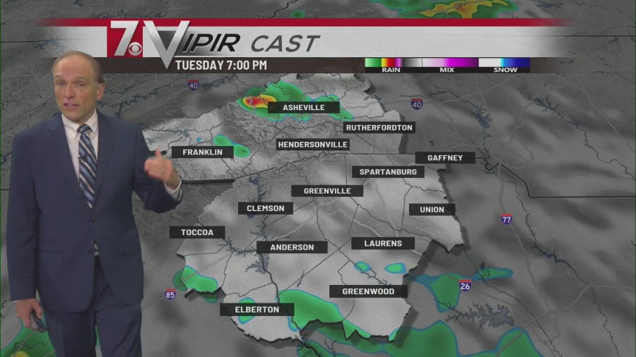 Cooler Tuesday with spotty showers; warmer, drier weather ahead
