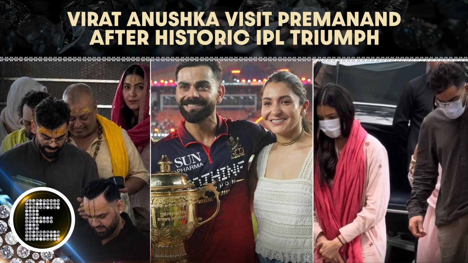 Virat Kohli, Anushka Sharma visit Premanand Maharaj after RCB's ...
