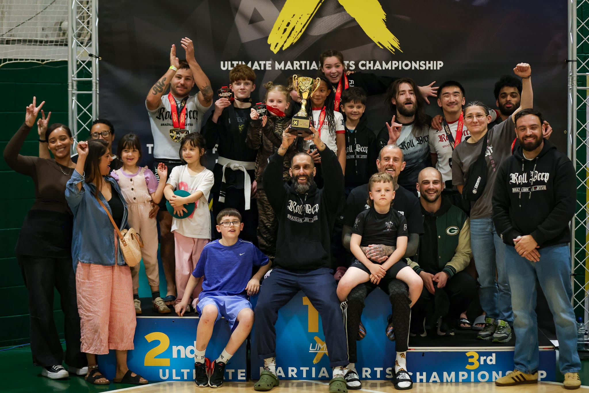 Roll Deep BJJ makes history at UMAC Nottingham: Triple trophy haul