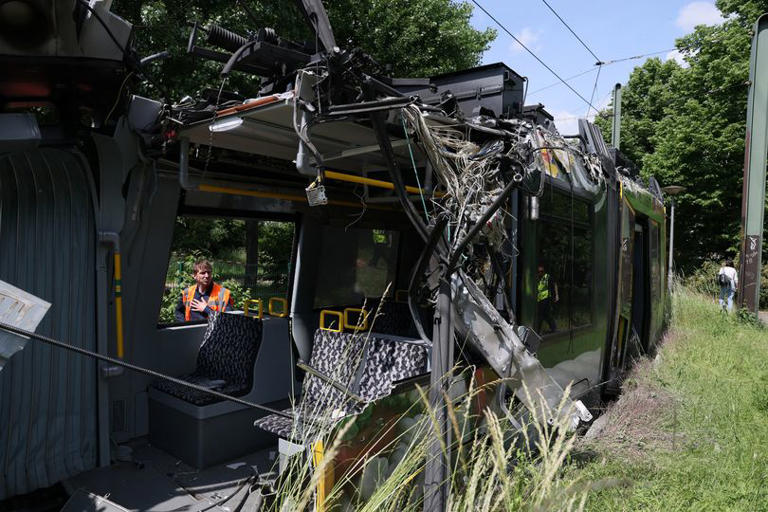 Berlin tram disaster: At least 20 injured after German tram derails