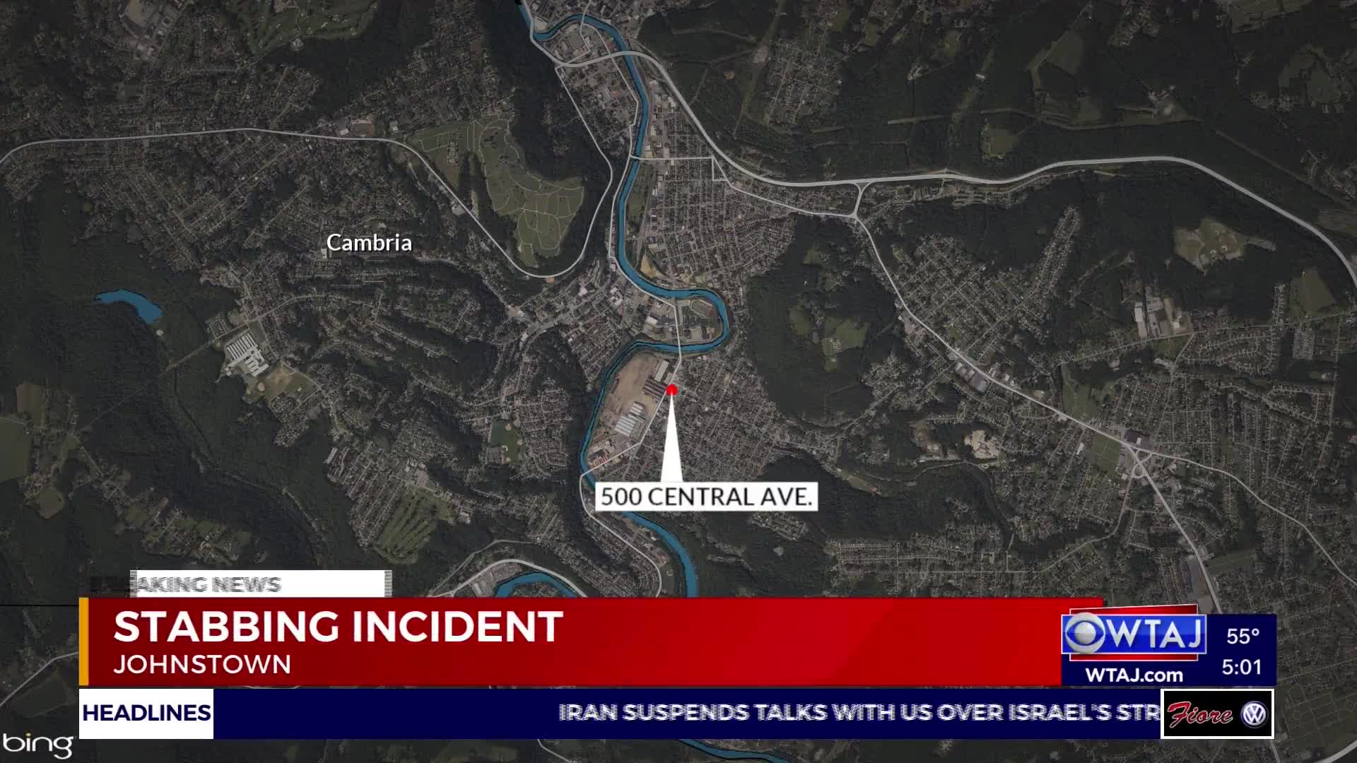 Police respond to stabbing at Johnstown business