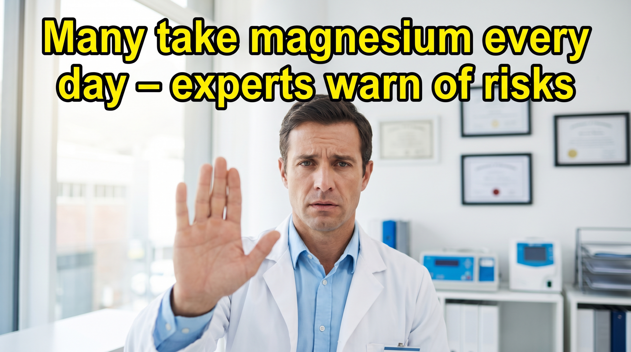 Many take magnesium every day – experts warn of risks