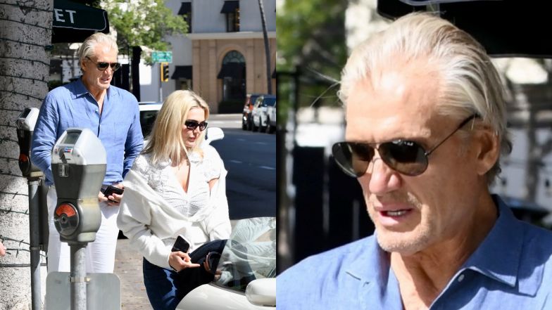 Dolph Lundgren sfotografowany na mieście z młodszą o blisko 40 lat żoną ...