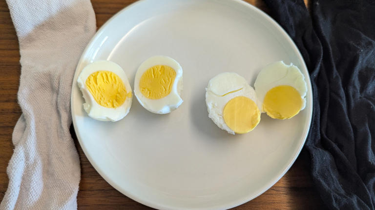 Can you scramble an egg in its shell with pantyhose?
