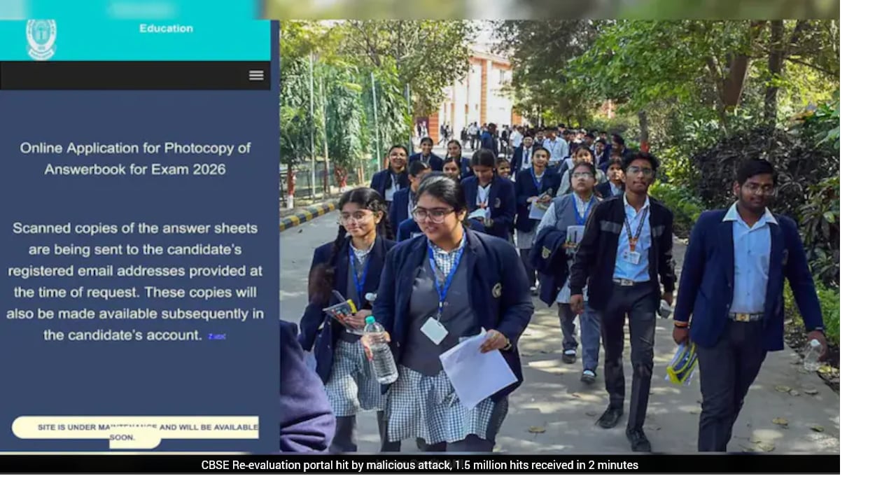 1.5 million hits in 2 minutes: Cyberattack attempts on CBSE portal