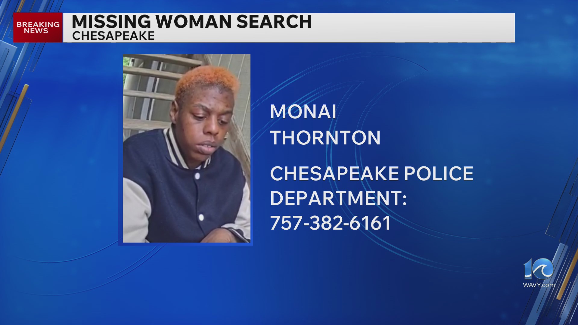 Critically missing adult alert issued for Chesapeake woman with ...