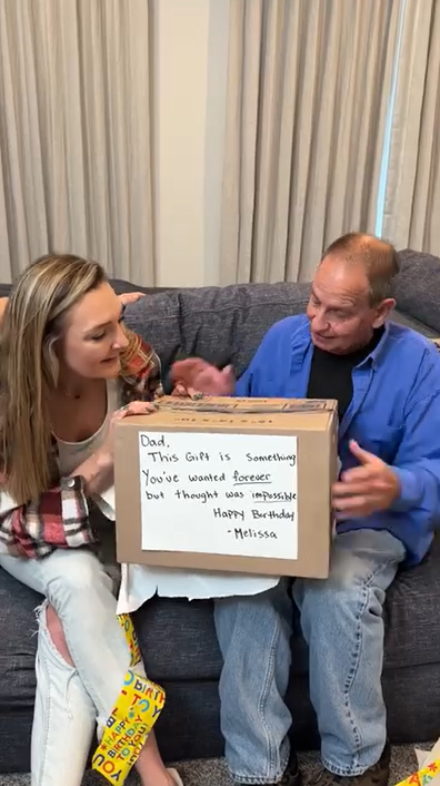 Daughter surprises dad with the most heartwarming gift