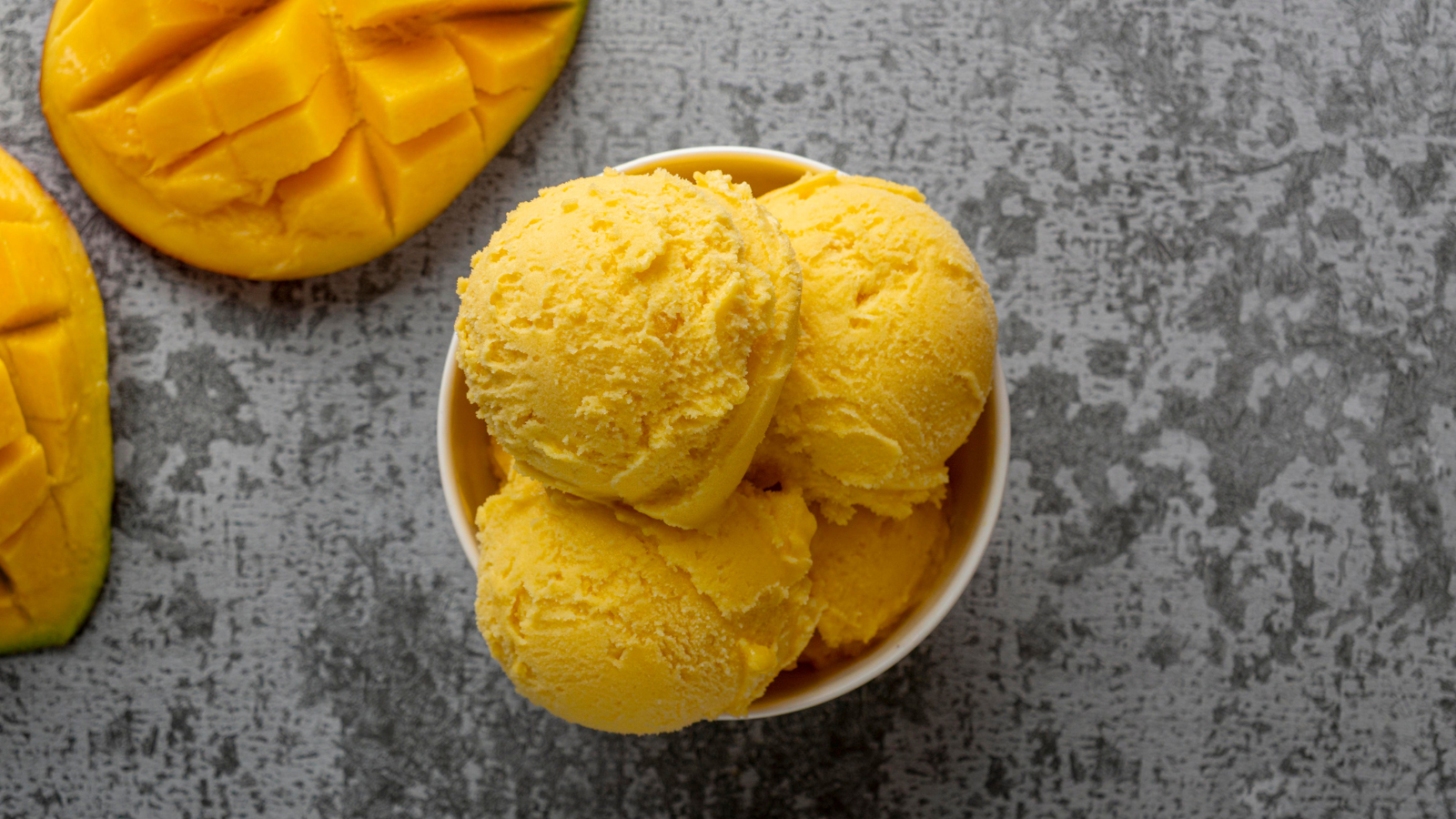 The secret to rich homemade mango ice cream starts with the mango