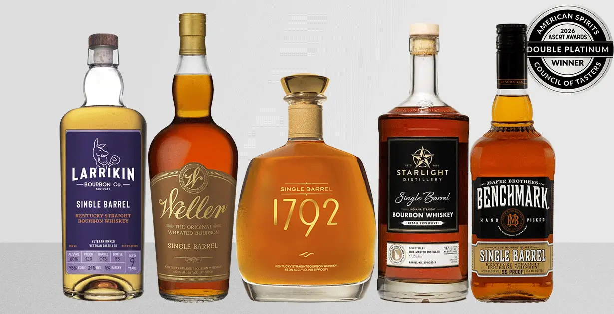 All double platinum-winning single barrel bourbons from the ASCOT ...