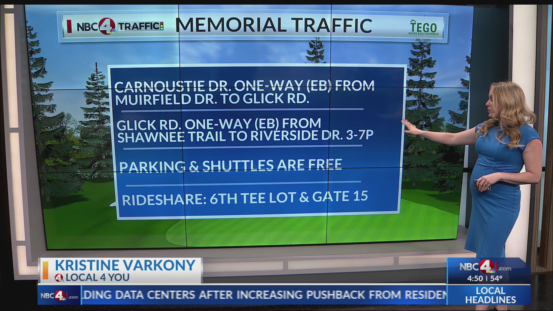 Memorial Tournament traffic, parking restrictions