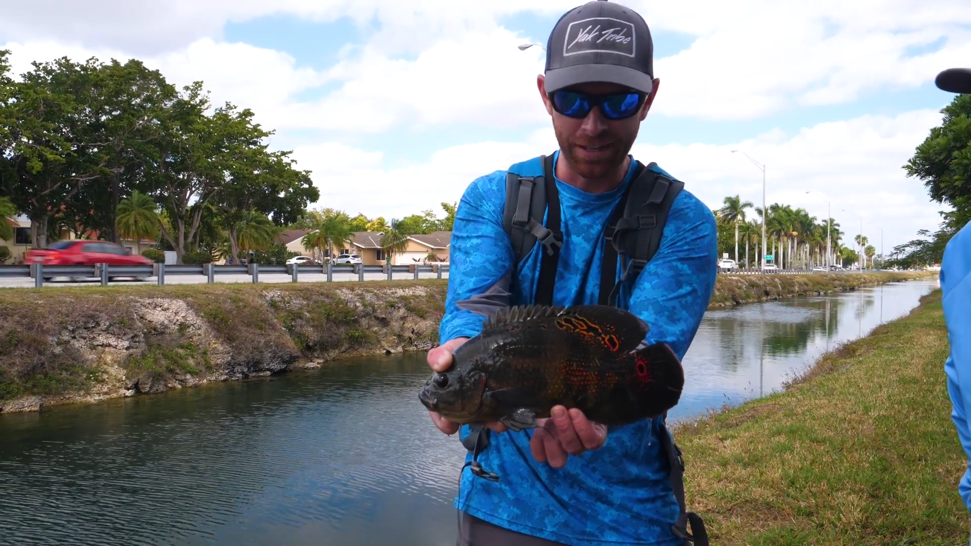 Watch what happens when we sight fish for exotic canal fish in Miami