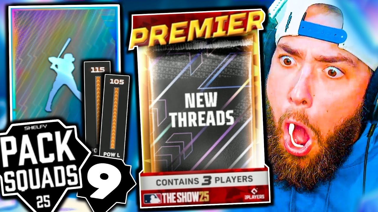 RIPPING SPECIAL PACKS & ADDING 100+ POWER! Pack Squads #9 MLB The Show 25