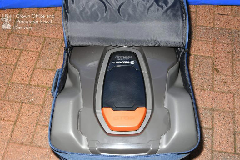 Photographs show items seized from Peter Murrell during police probe