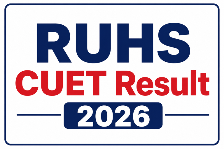 RUHS CUET result 2026 out at ruhscuet2026.com: Check Rajasthan BSc ...