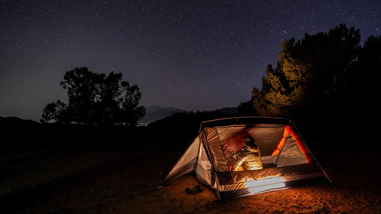 This clever new tent was designed specifically for stargazing and ...