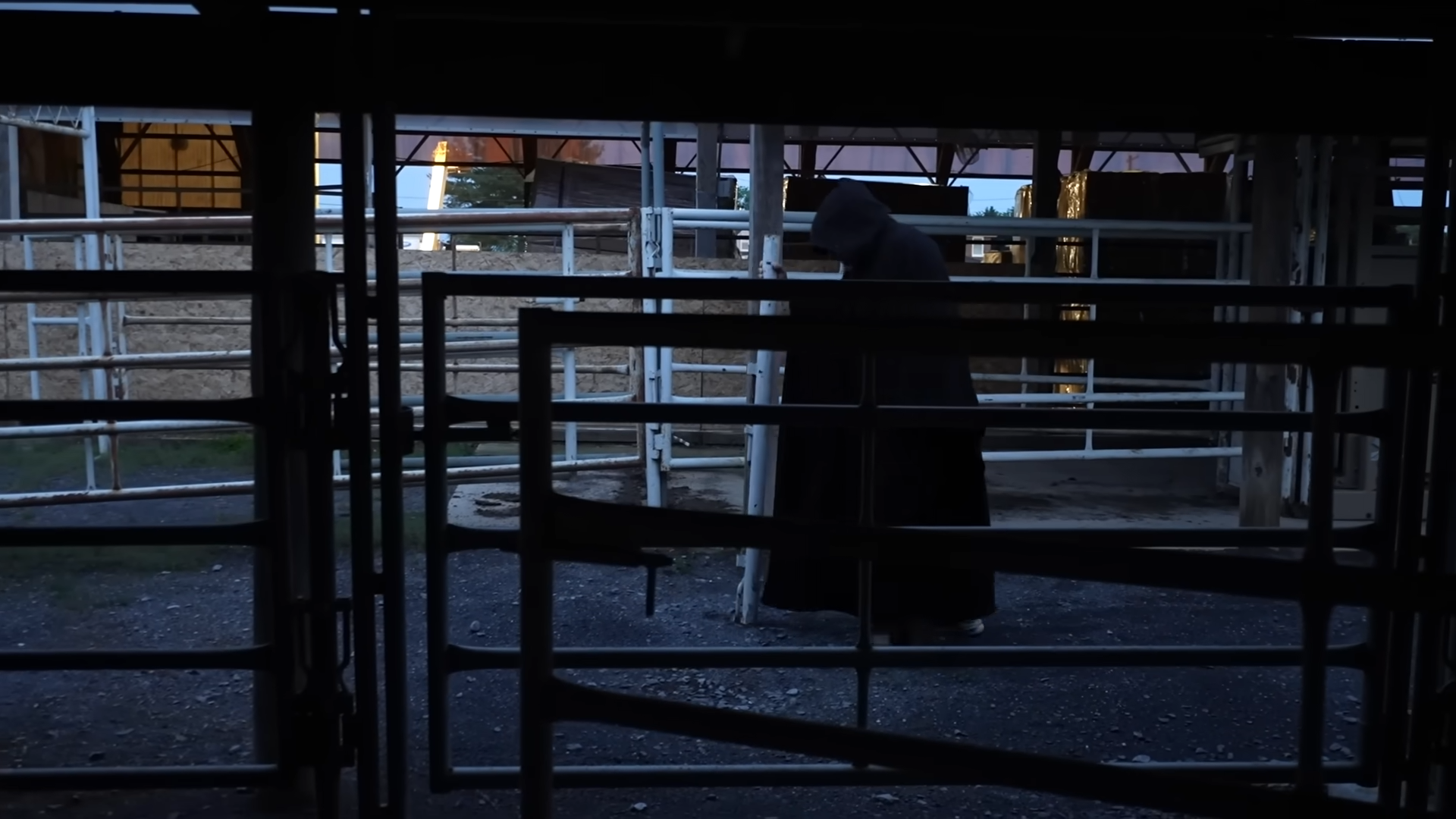 An abandoned property visit reveals the masked man may not be alone