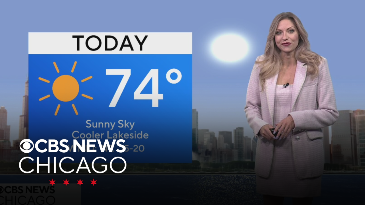 Sunny skies on Tuesday in Chicago