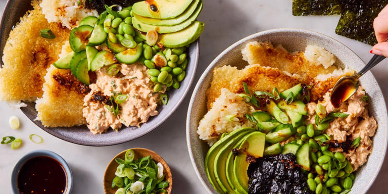 Spicy tuna & crispy rice bowls are my go-to easy lunch